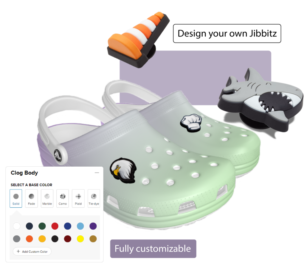 3D shoes configurator - Crocs | Expivi