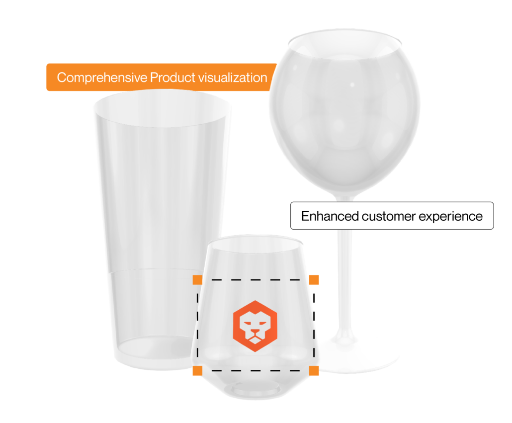 Happy Glass - Configure and personalize glassware | Expivi 3D